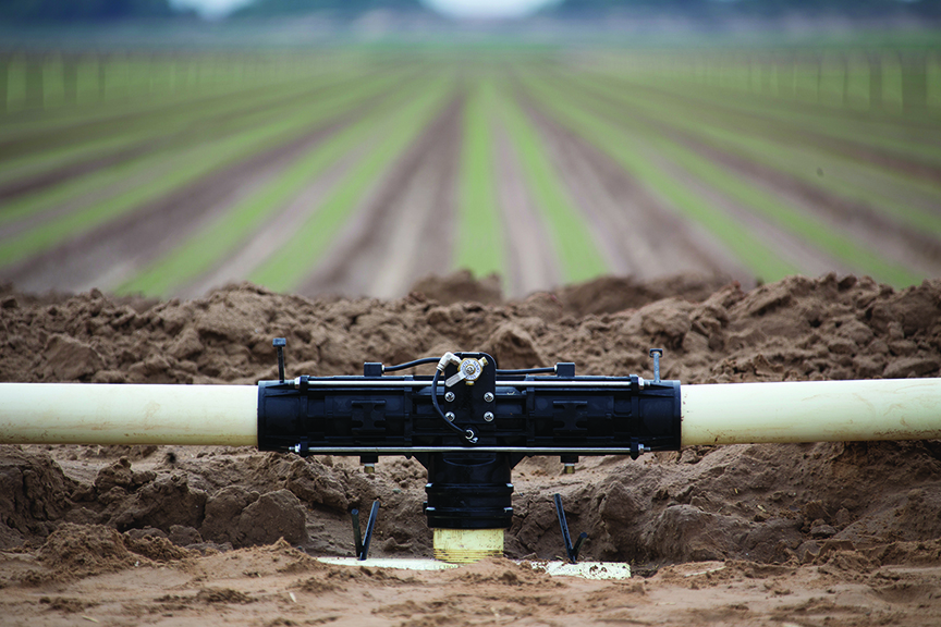 IRRIGATION EFFICIENCY Plastic Pipe Offers Many Advantages For Row Crops ...