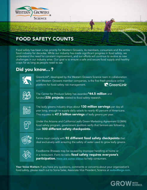 Food Safety Counts - Western Growers Association Western Growers ...