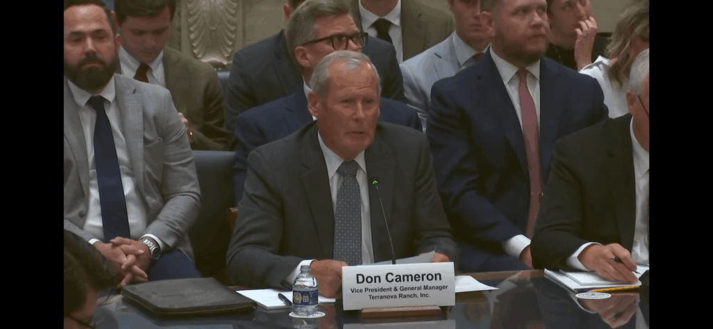 Don Cameron Testifies on Ag Innovation at House Ag Committee Hearing ...